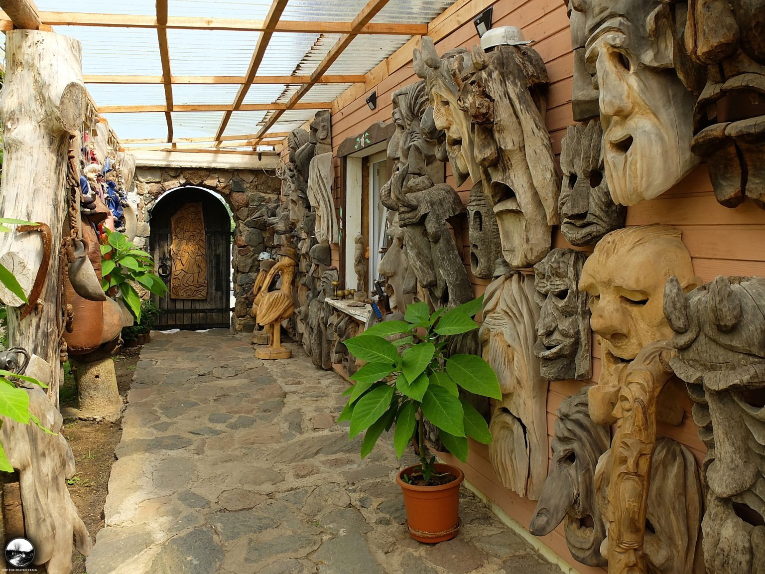 Another Use of Dishes. Visiting the Extraordinary House of Pots [Žagarė ...