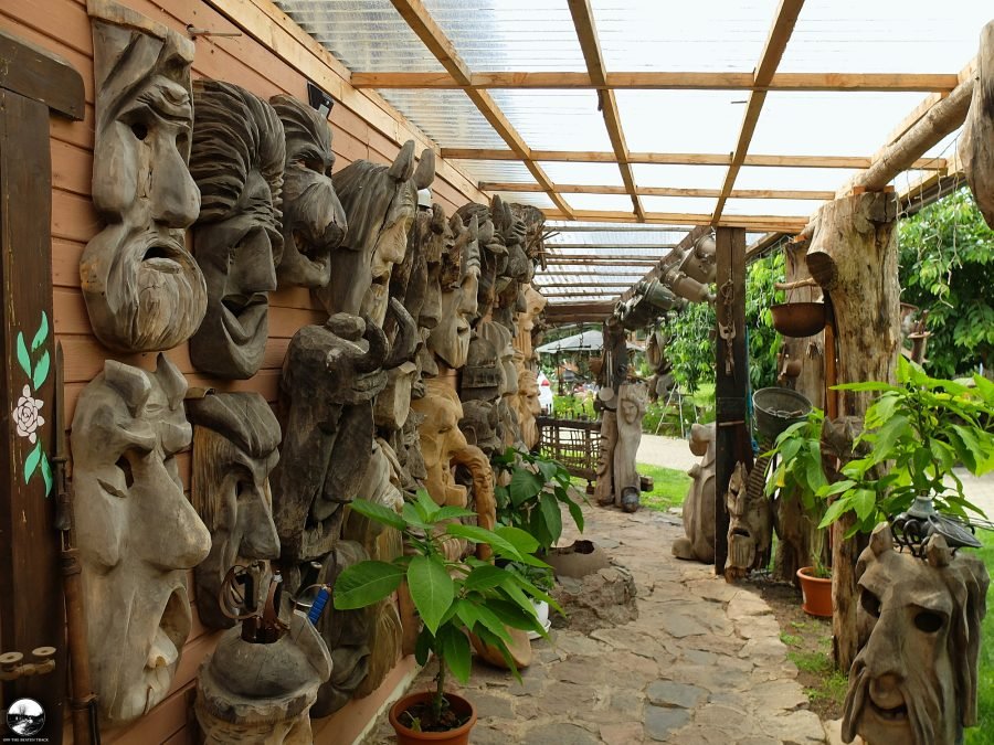 Another Use of Dishes. Visiting the Extraordinary House of Pots [Žagarė ...