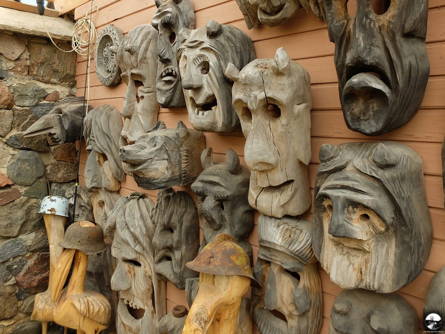 Another Use of Dishes. Visiting the Extraordinary House of Pots [Žagarė ...