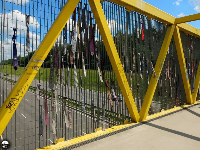 In the Open-Air Wardrobe of a Businessman: The Bridge of Ties [Vilnius ...